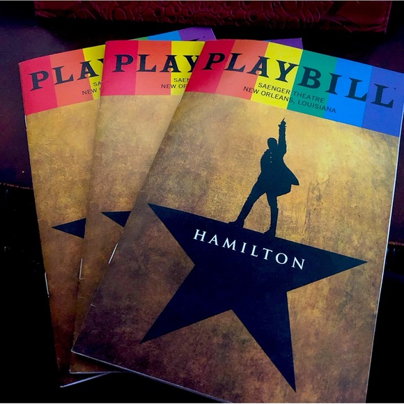 Other | Authentic Hamilton Playbill New Orleans 222 Performance | Poshmark